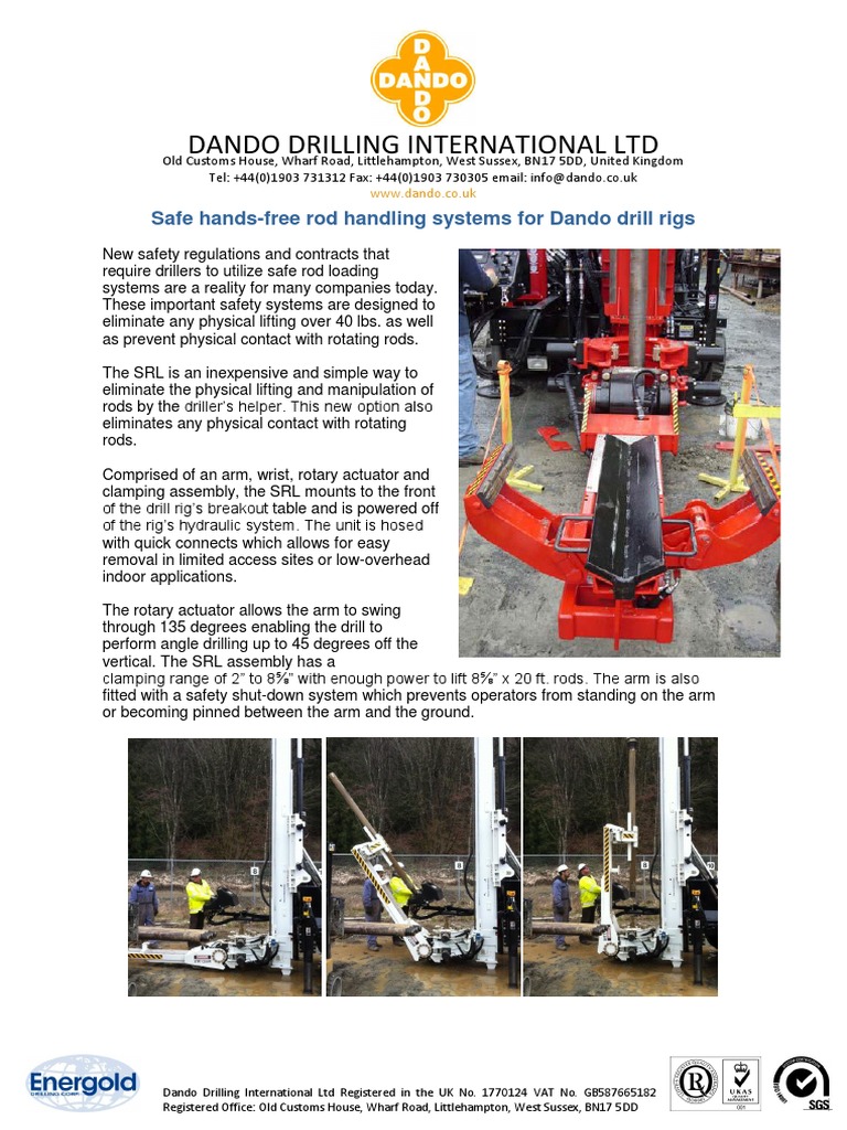 Hands-Free Rod Handling For Dando Rigs (Dando Drilling Indonesia) | PDF ...
