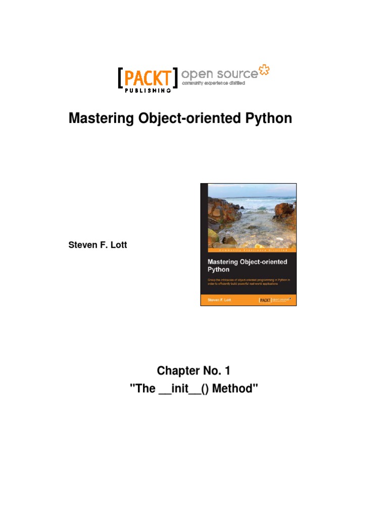 Mastering Object Oriented Python Chapter No 1 The Init Method 8351