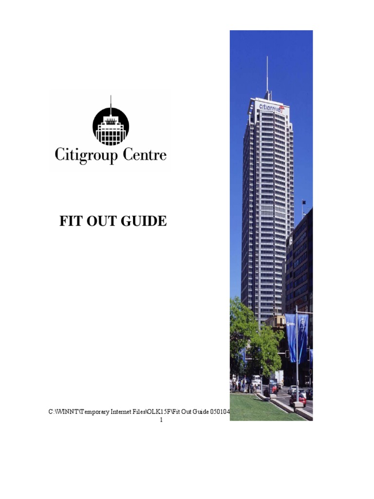 Fit Out Guide | PDF | Safety | Elevator