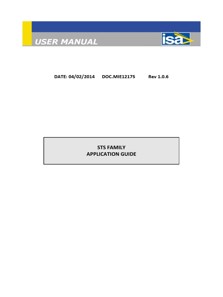 ISA STS 5000 Application | PDF | Electrical Impedance | Power Inverter