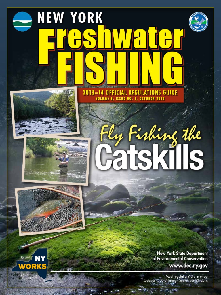 New York Freshwater Fishing Guide | Download Free PDF | Rainbow Trout ...