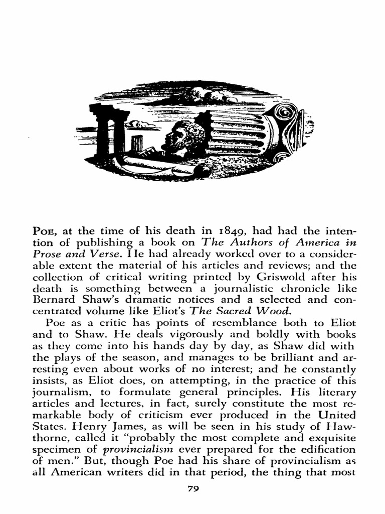 Edmund Wilson, Poe As A Literary Critic | PDF | Edgar Allan Poe | Ralph ...