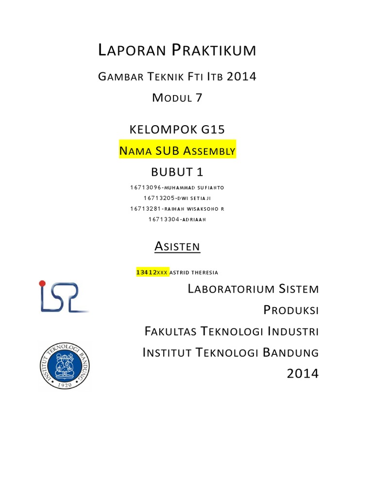 Template Laporan Tubes GamTek 2014 | PDF