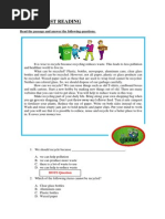 What Is Waste Reading Comprehension Exercises - 16488 | PDF
