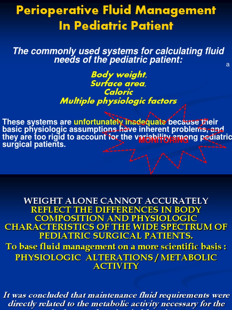 Fluid Management | PDF | Dehydration | Sepsis