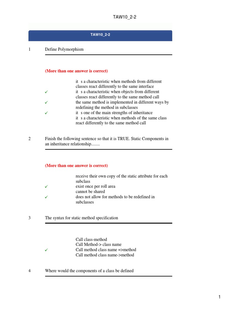Understanding Polymorphism and Inheritance in ABAP | PDF