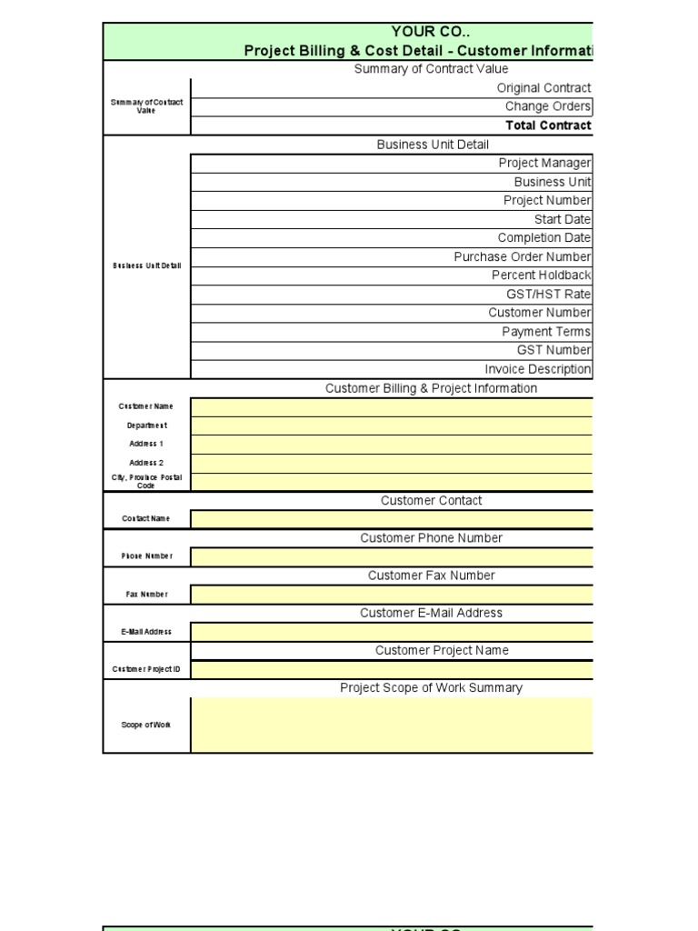 Template For Progress Billing | PDF | Business