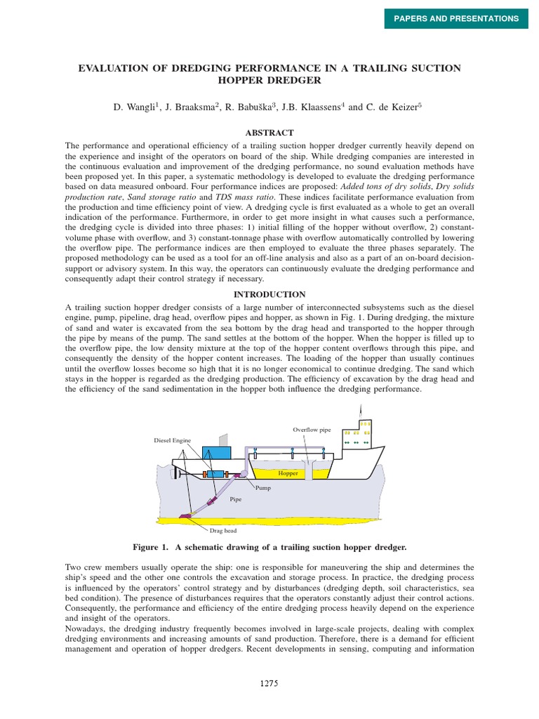3 - Wangli, Et Al - Evaluation of Dredging Performance in A Trailing Suction Hopper Dredger ...