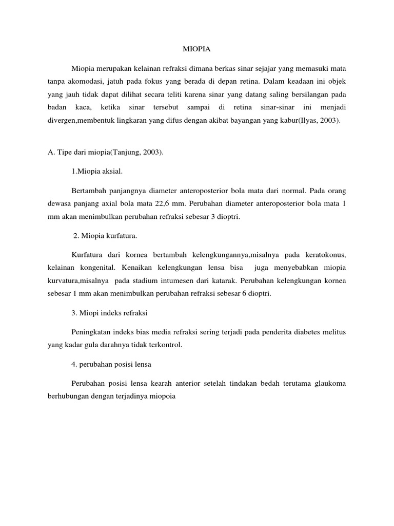 MIOPIA | PDF | Pengembangan Diri
