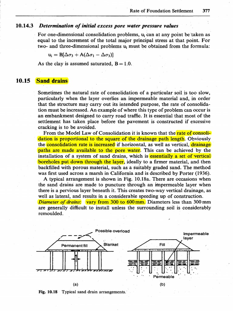Sand Drains | PDF | Drainage | Triangle