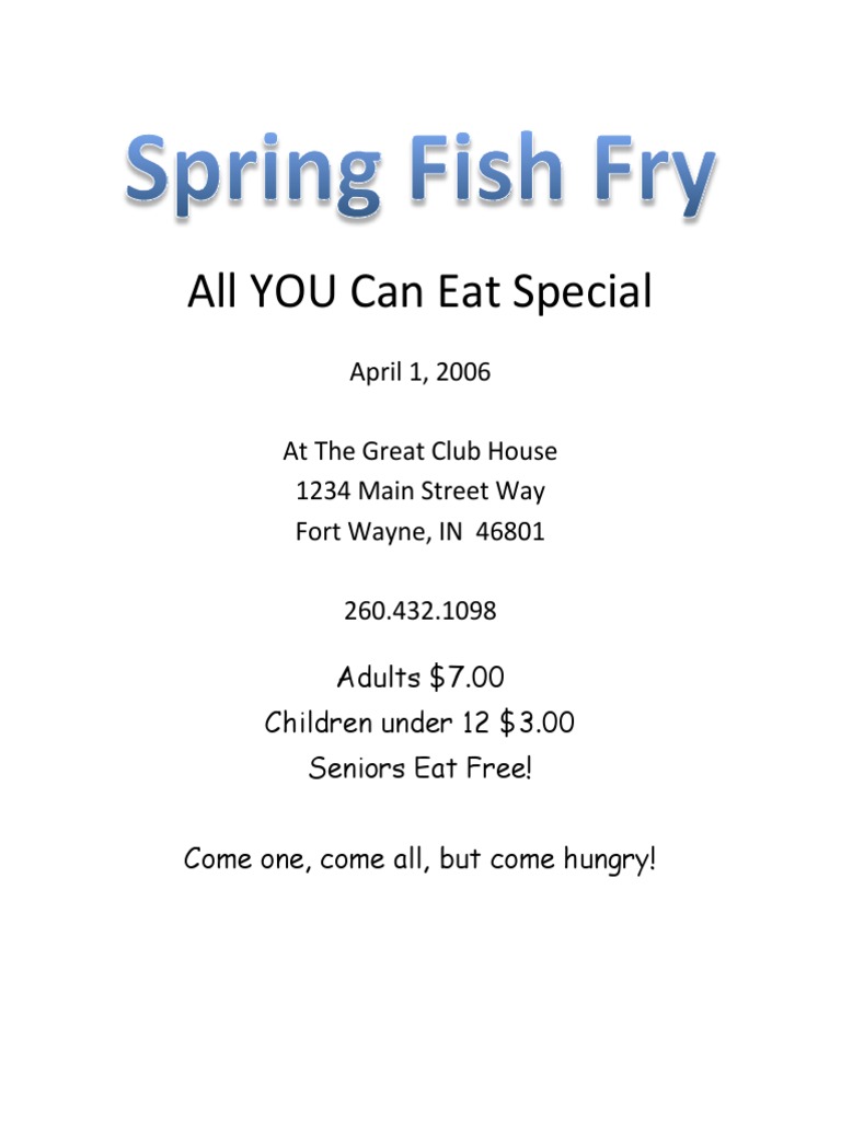 Great Club House All-You-Can-Eat Deal | PDF | Sports & Recreation ...