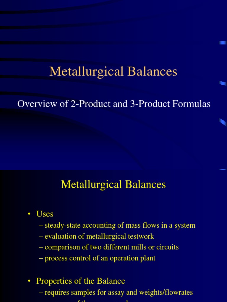 AKM Metallurgical Balances | PDF | Observational Error | Process Control