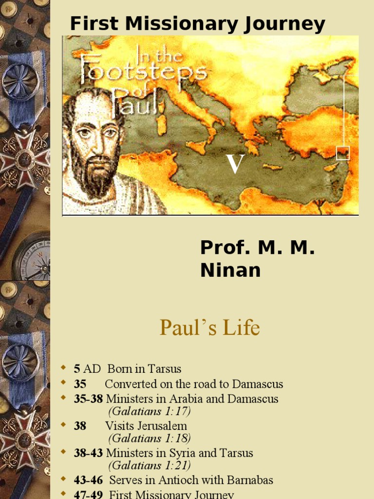 05 Apsotle Paul - First Missionary Journey | Download Free PDF | Acts ...