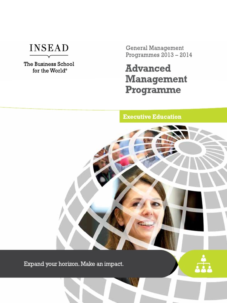 Advanced Management Programme-InSEAD | PDF | Leadership | Strategic ...