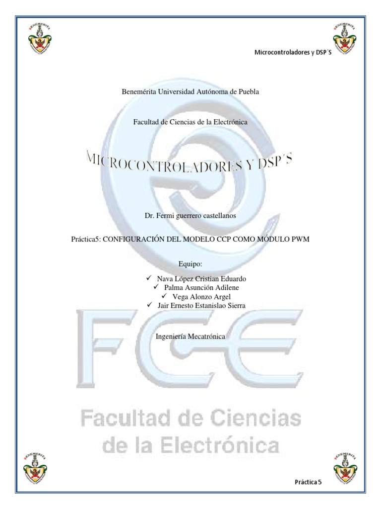 Configuración PWM en Microcontroladores PIC | PDF | Microcontrolador ...