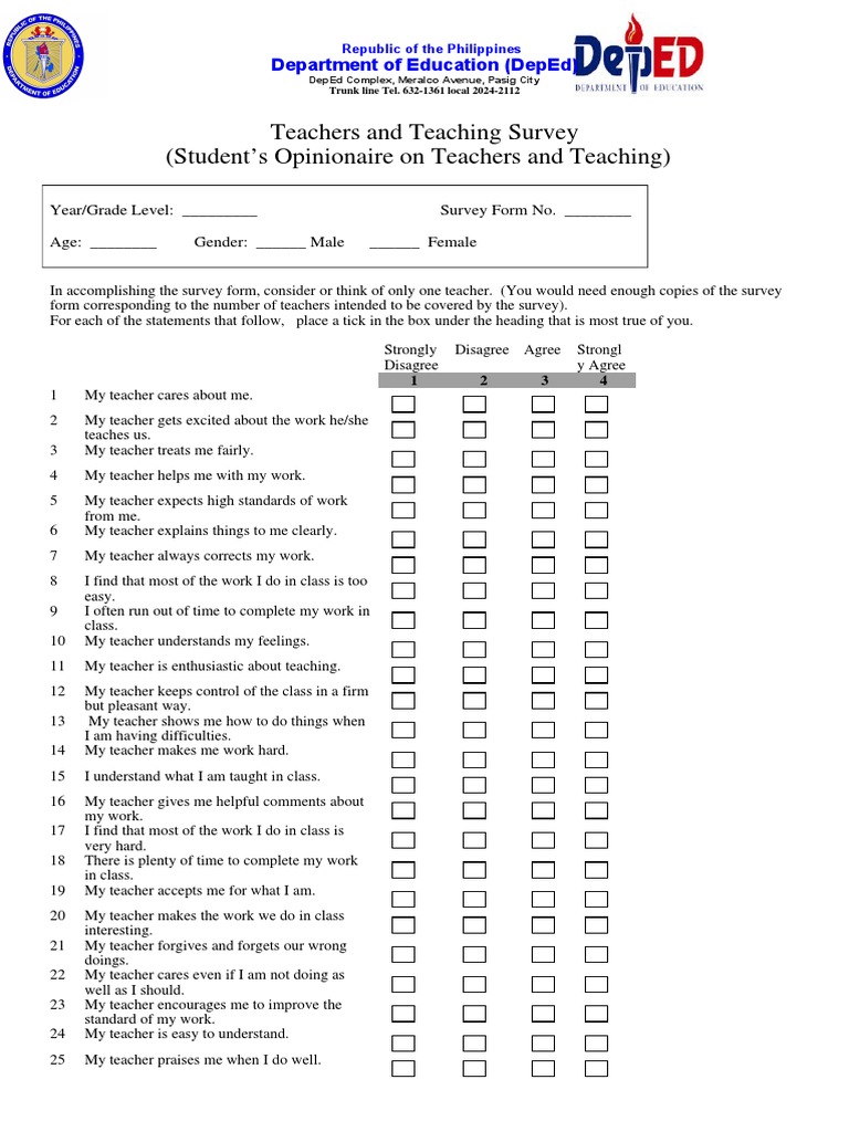 SURVEY on Teachers and Teaching School | Teachers | Education Theory