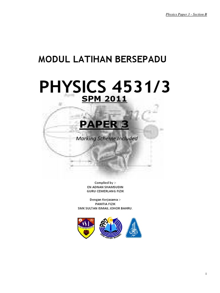 Physica SPM Experiments by Chapter Practice | PDF | Experiment | Scuba ...