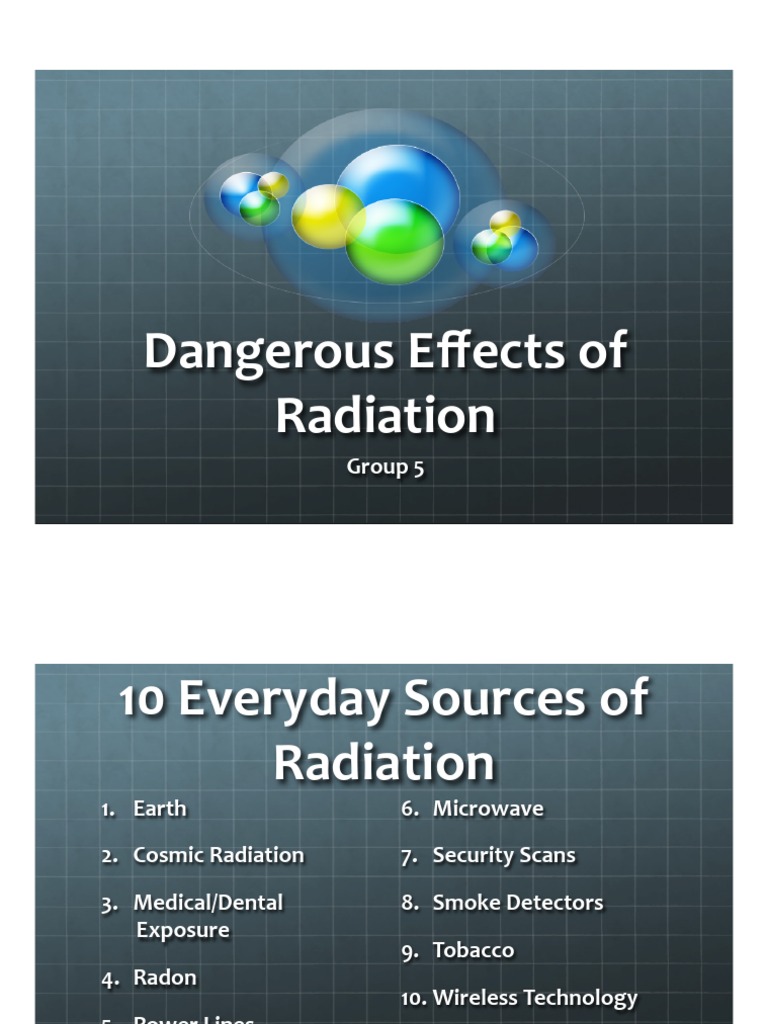 Dangerous Effects of Radiation | PDF | Acute Radiation Syndrome | Nausea