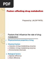 Factor Affecting Drug Action | PDF | Drugs | Pharmacology