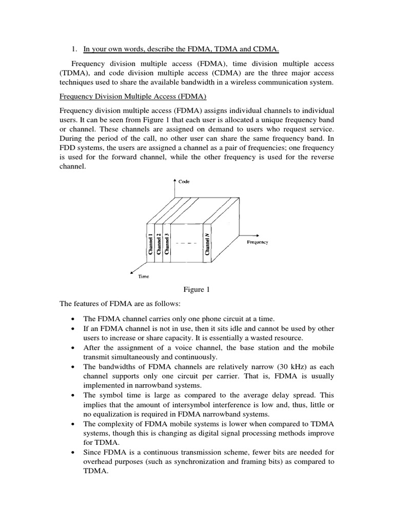 Quiz | PDF | Code Division Multiple Access | Channel Access Method