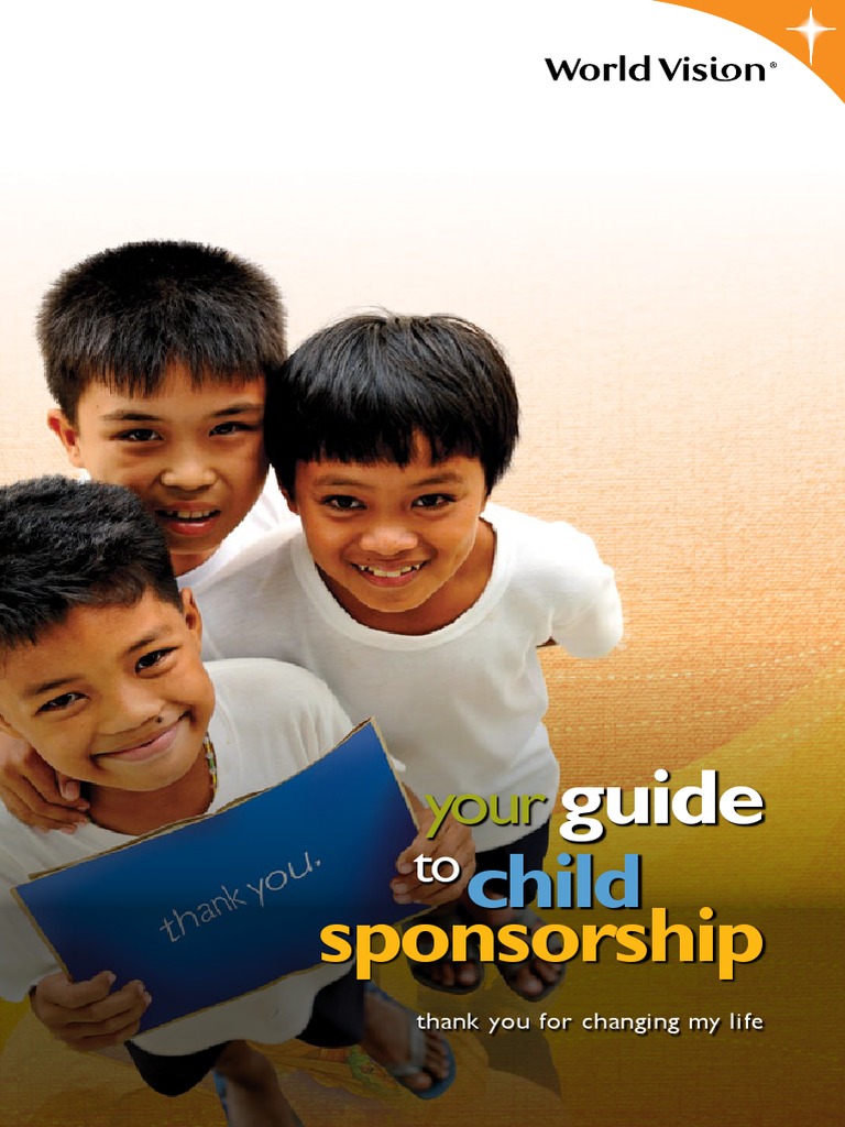 Sponsorship Handbook | PDF | World Vision International | Cheque