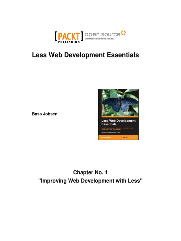 Less Web Development Essentials Sample Chapter | PDF | Cascading Style Sheets | Web Design