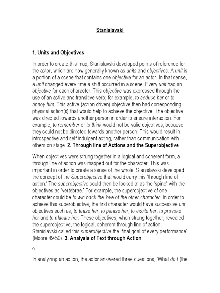 Stanislavski | PDF | Theatre | Emotions