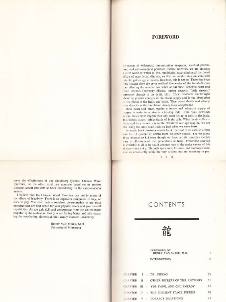 Chinese Wand Exercises by Bruce L Johnson | PDF