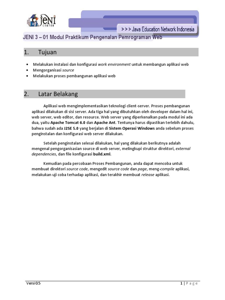 Pengenalan Pemrograman Web | PDF