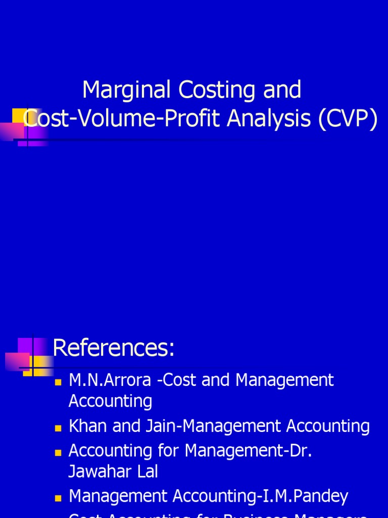 CVP Analysis Final 1 | PDF | Business Economics | Accounting