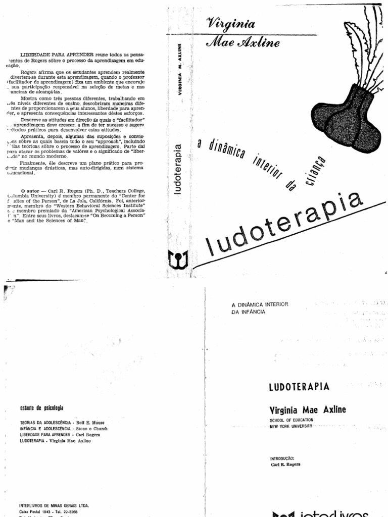 Ludoterapia A Dinâmica Interna Da Criança - Virginia Mae Axline | PDF