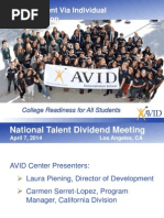 AVID CCR Framework Overview | PDF | Mentorship | Learning