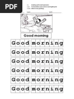 Good Morning Good Afternoon Good Evening Good Night: 1. Greetings and ...