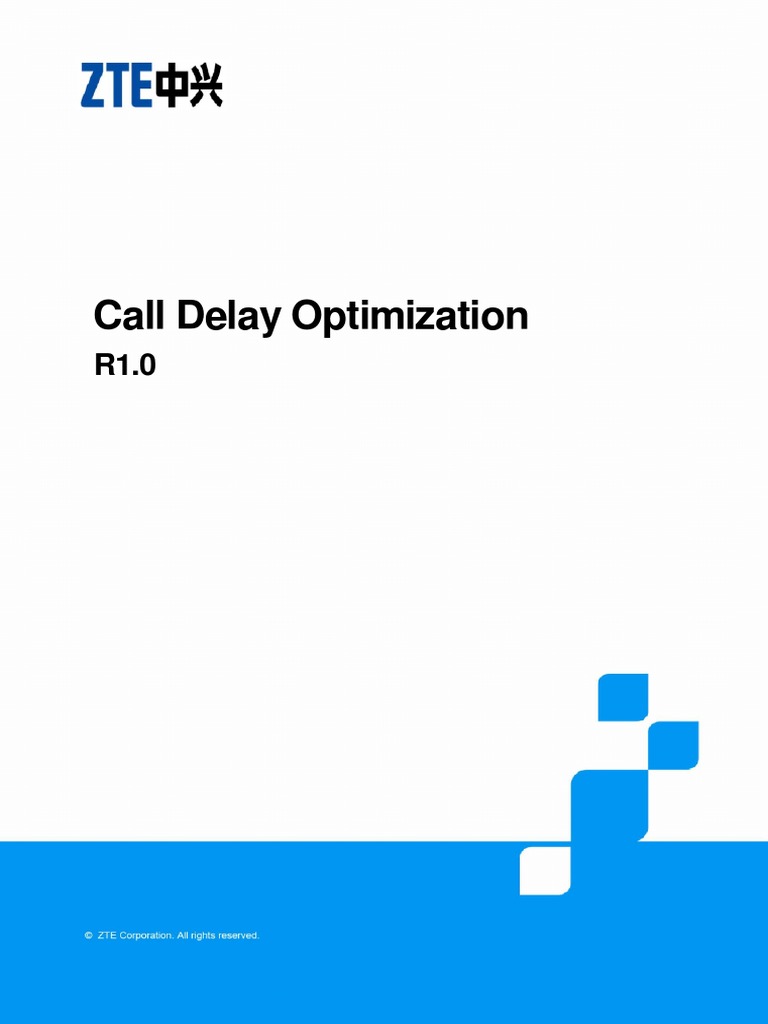 Call Delay Optimization - R1.0 | PDF | Encryption | Trademark