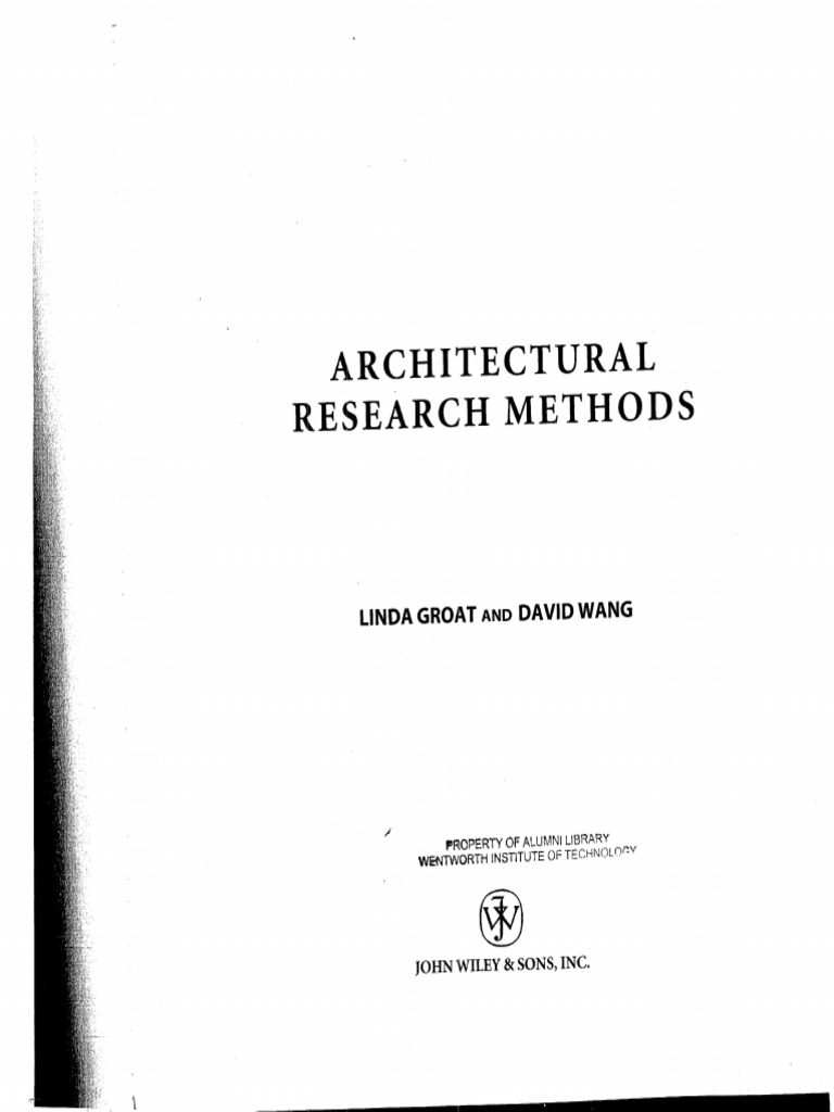 Architectural Research Methods | PDF