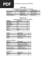 RTA 102 F21 PSA Script Template | PDF | Typography | Human Communication