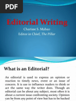 Editorial Writing Examples | PDF | Essays | Newspapers
