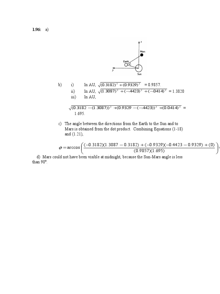Astronomical Calculations & Angles | PDF | Science & Mathematics ...