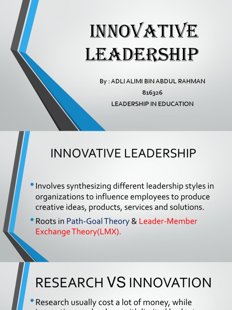 Innovative Leadership for Presentation | Google | Leadership