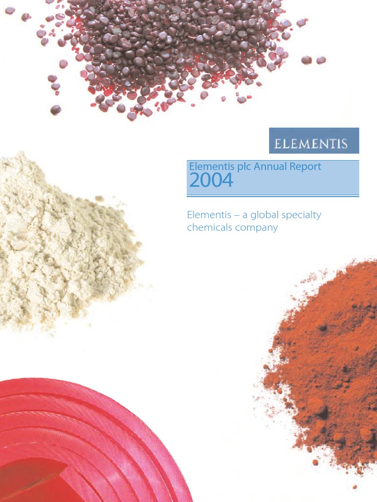 Elementis PLC Annual Report: (Lowrez) | PDF | Euro | Economic Growth
