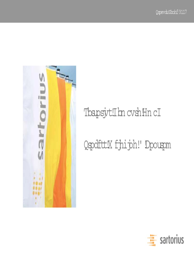Sartorius 2006 Product Range Overview | PDF | Computing And Information ...