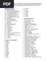 Kode Sandi HT Dan Kode Sandi Polisi | PDF