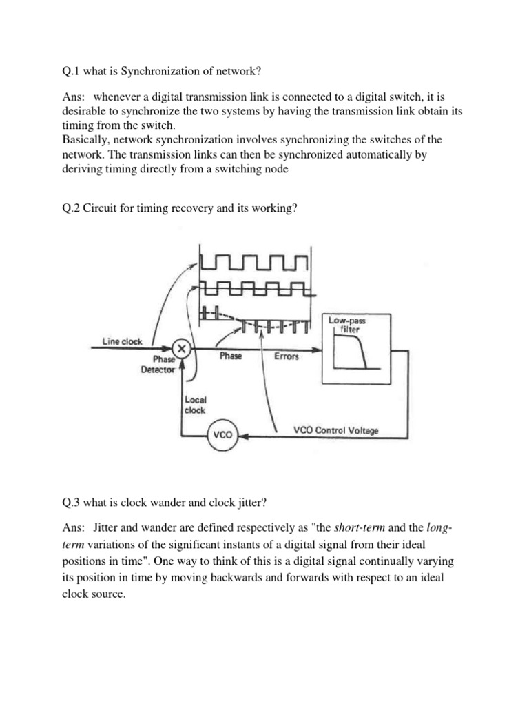 TSS Unit 4 Answers | PDF | Amplitude | Bit Rate