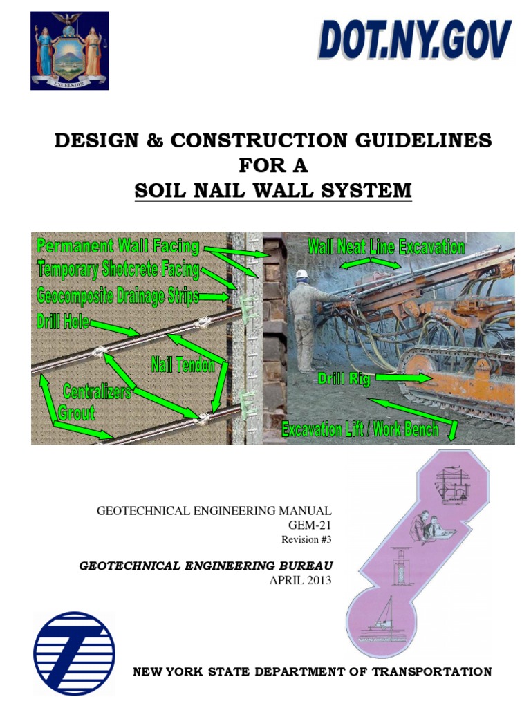 Soil Nailing | Geotechnical Engineering | Young's Modulus