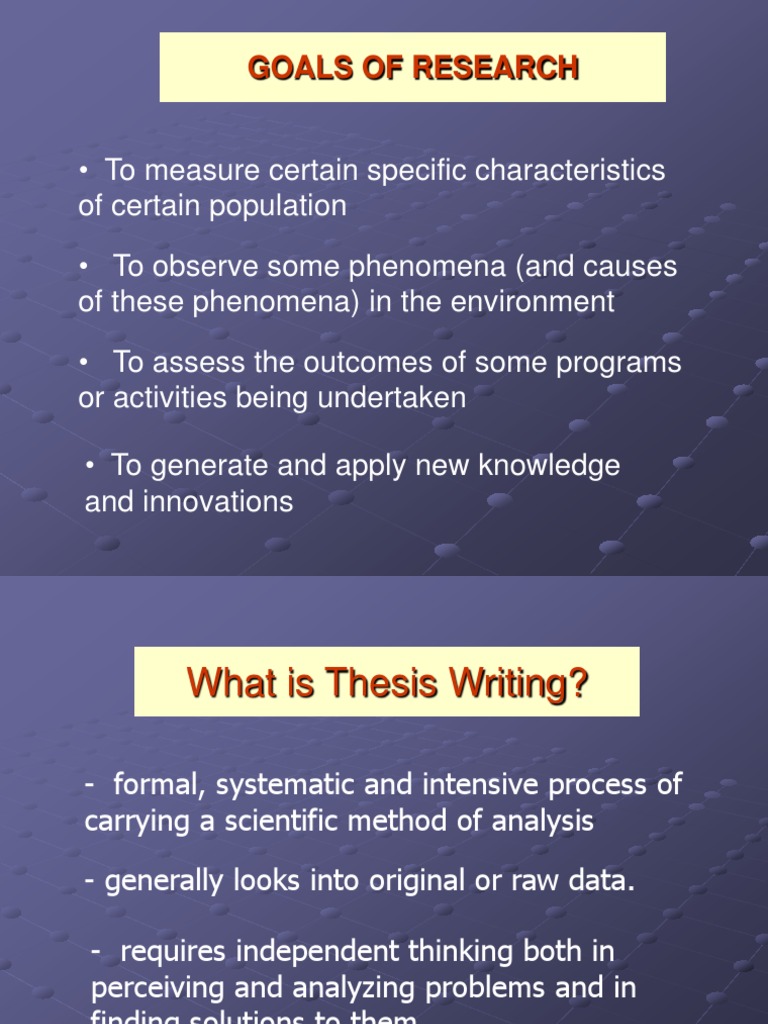 Sample Research Thesis Writing | PDF | Hypothesis | Thesis
