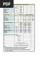 Pump Sizing Calculation Spreadsheet | PDF | Reynolds Number | Pump