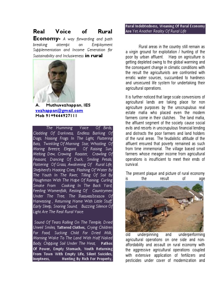 Real Rural Voice | PDF | Agriculture | Poverty