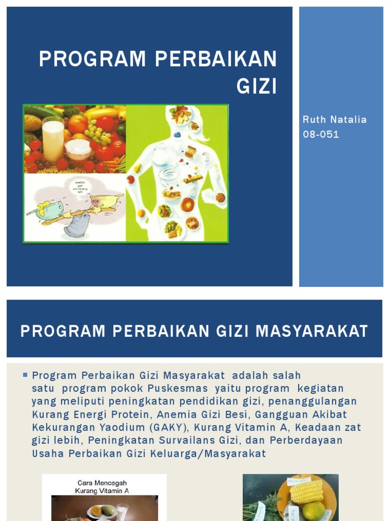Program Perbaikan Gizi