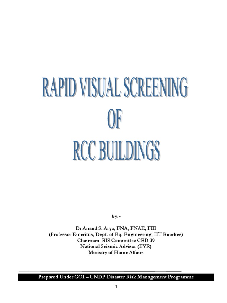 Rapid Visual Screening Method | PDF | Framing (Construction) | Wall