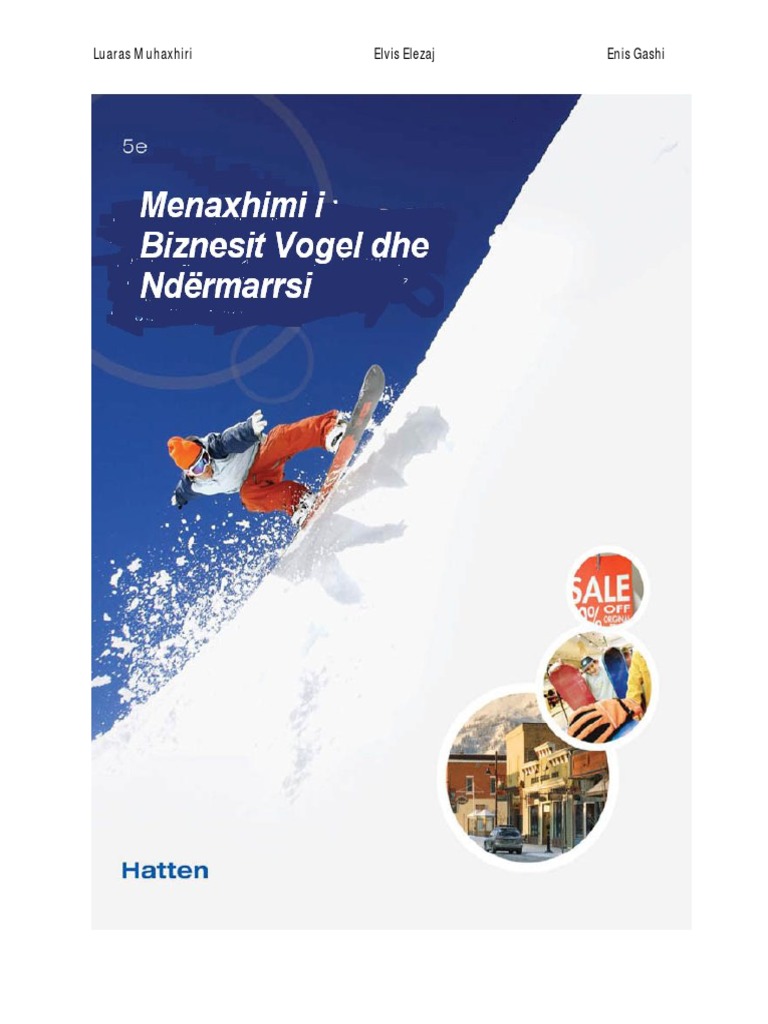 Menaxhimi I Biznesit Vogël Dhe Ndërmarrsi (Pjesa 1) | PDF